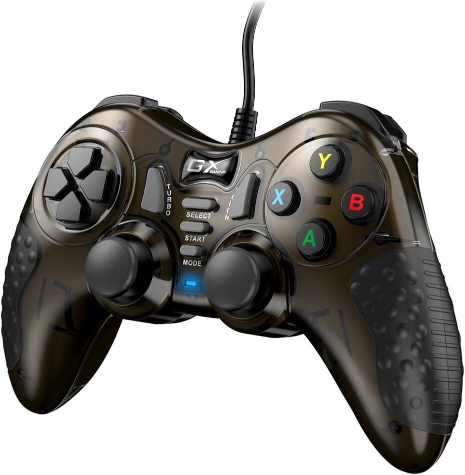 GENIUS GX Gaming gamepad GX-19UV/ drátový/ USB/ duální vibrace/ pro PC ...