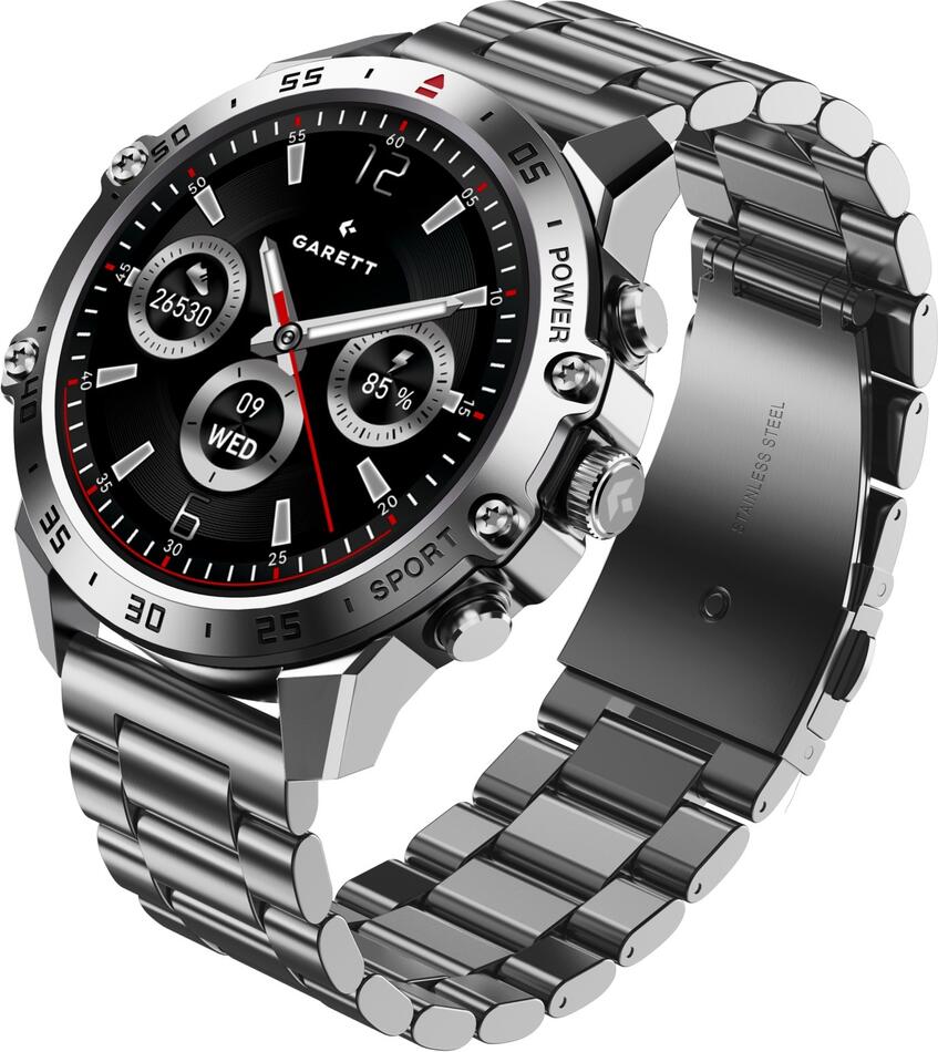 Garett Smartwatch V14 Silver Steel (V14_SVR_STL) | OnlineShop.cz