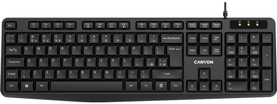 PC klávesnice Canyon CNE-CKEY01-CS | OnlineShop.cz