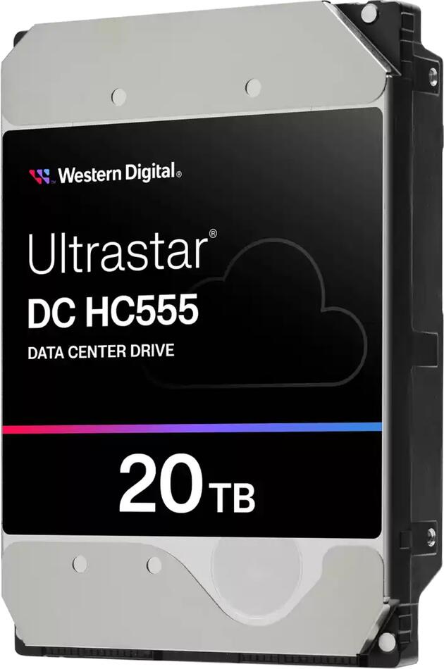 WD Ultrastar HDD 20 TB HC555 3.5in 512MB 7200RPM SATA EAMR SE (0B48724 ...