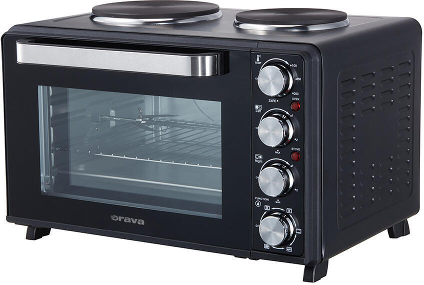 Elektrická trouba s dvouvařičem Orava Elektra-X48, 48 l, vráceno do 14 ...