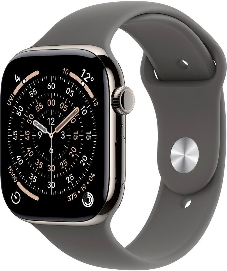 Apple Watch Series 11 GPS + Cellular 46mm Přírodní titan se skálově ...