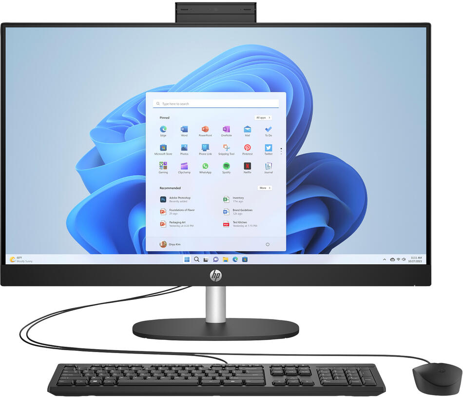 HP Inc. PC HP 27-cr0912nc AiO, 27" FHD, i5-1334U, 16GB DDR4, SSD 512GB ...