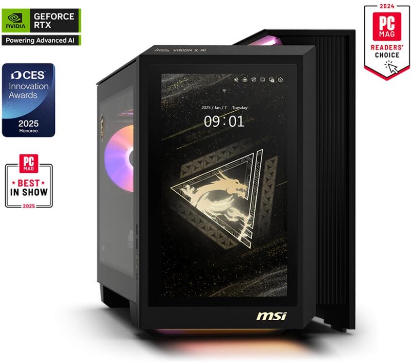 Recenze MSI MEG Vision X/AI 2NVZ9-048EU / Tower / U9-285K / 64GB / 2TB ...