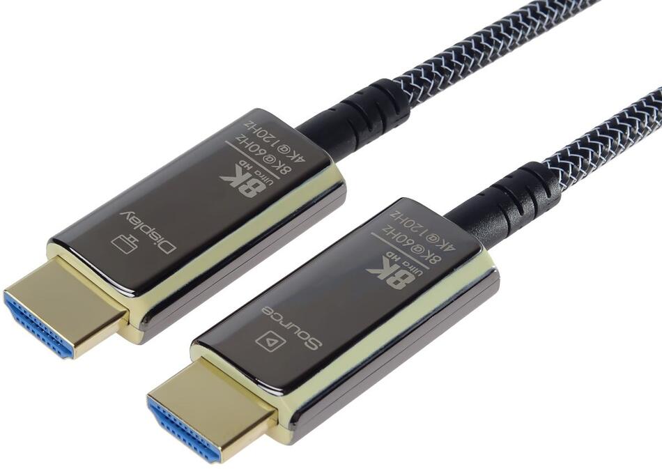 PREMIUMCORD Ultra High Speed HDMI 2.1 optický fiber kabel 8K@60Hz ...