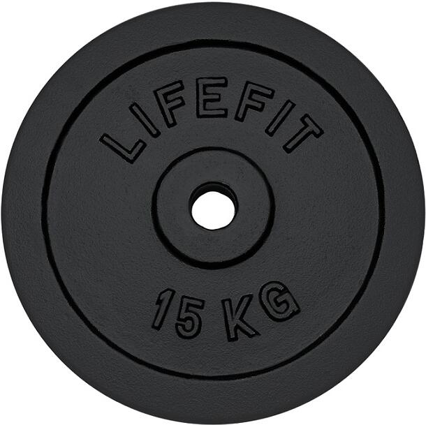 Kotouč LIFEFIT® 15kg RULYT®, S2, kovový, pro 30mm tyč | OnlineShop.cz