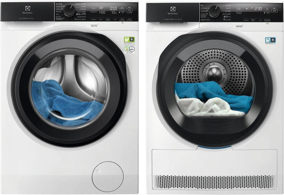 Diskuze Electrolux EW8F4482C 800 UltraCare + Sušička prádla Electrolux EW7D485UCC 700 ...