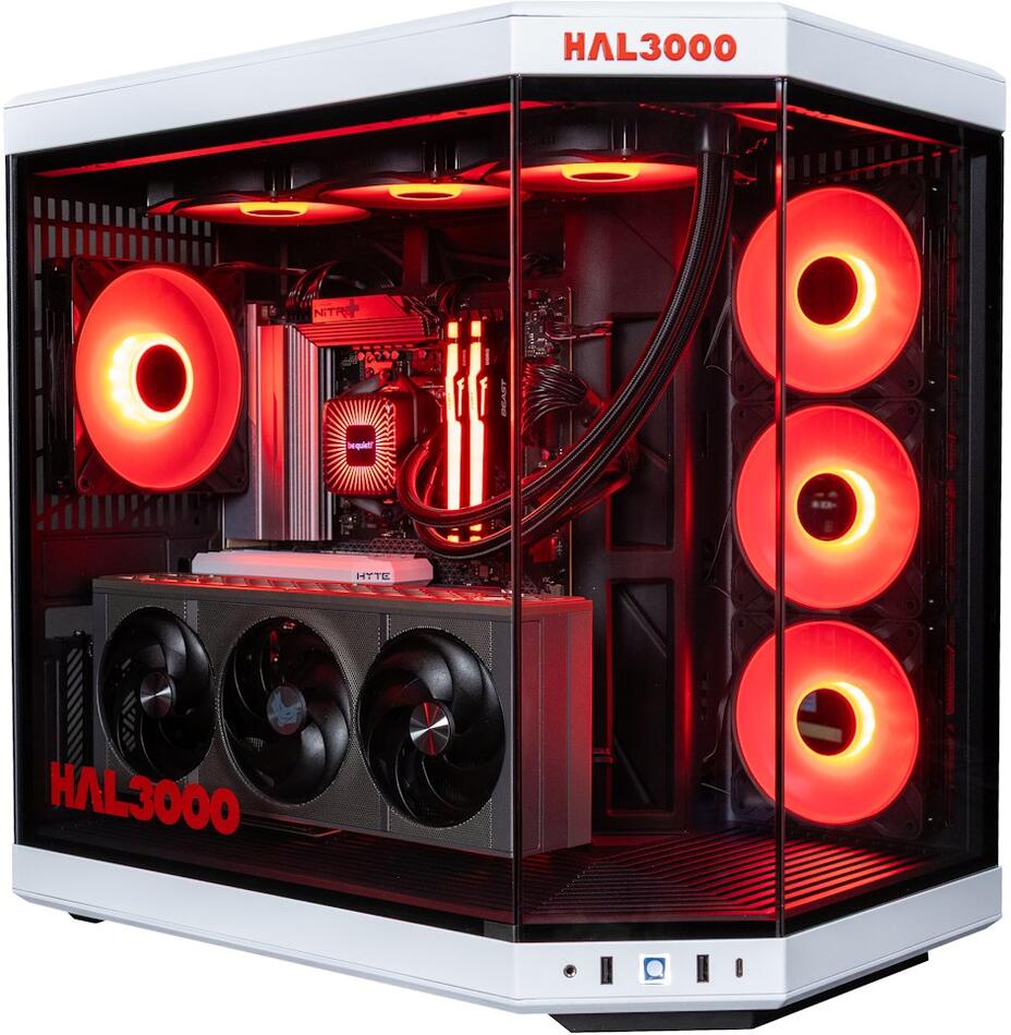 HAL3000 Alfa Gamer Nitro Panda / AMD Ryzen 7 9800X3D/ 32GB DDR5/ RX ...