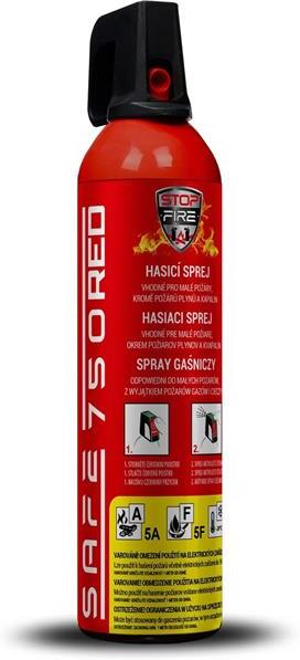 Recenze SAFE HOME - hasicí sprej SAFE 750 RED 750ml pěnový SAFEHOME ...