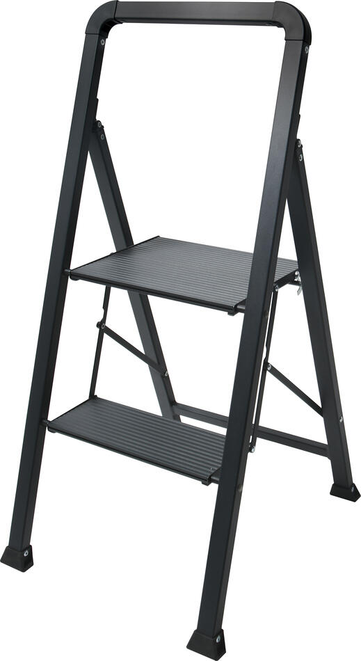 MSV 2stupňové skládací ocelové štafle do 150 kg (47,5 x 42,5 x 85 cm ...