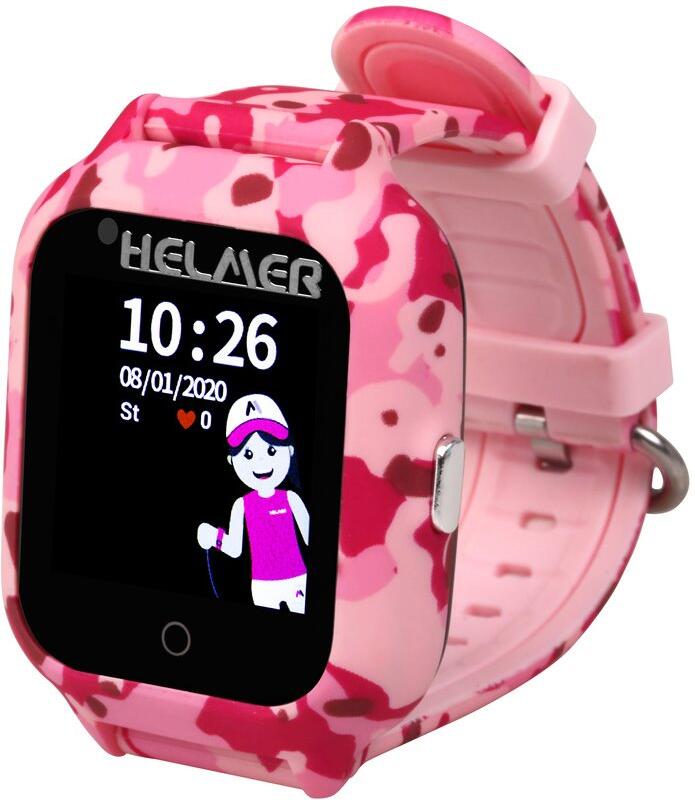 HELMER dětské hodinky LK 710 s GPS lokátorem/ dot. displ./ 4G/ IP67 ...