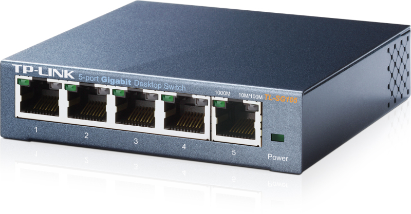 TP-Link TL-SG105 / switch 5x 10/100/1000Mbps/ kovový - GREEN ...