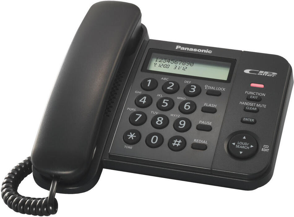 Stolní telefon Panasonic KX TS560FXB | OnlineShop.cz
