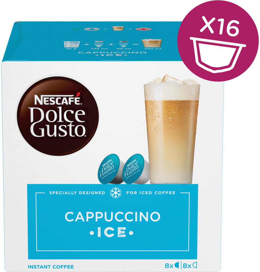 NESCAFÉ® Dolce Gusto® Cappucino Ice kávové kapsle 16 ks | ONLINESHOP.cz