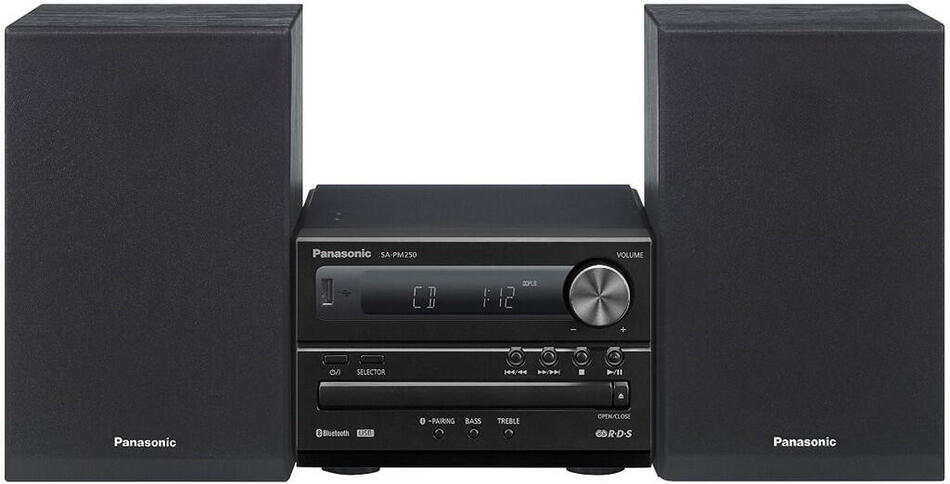 Mikrosystém PANASONIC SC PM250EG-K | OnlineShop.cz
