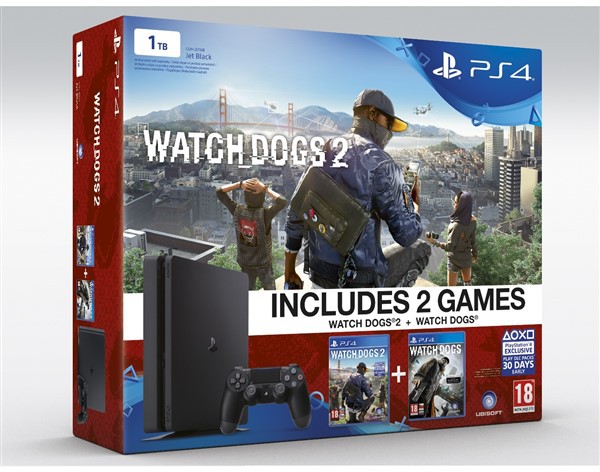 Alternativy k Sony PlayStation 4 SLIM 1TB + Watch_Dogs 1+2 - herní ...