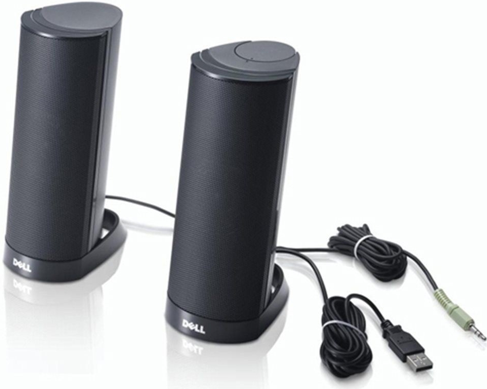 Reproduktory: Černé externí Dell AX210CR USB (520-10987) | ONLINESHOP.cz