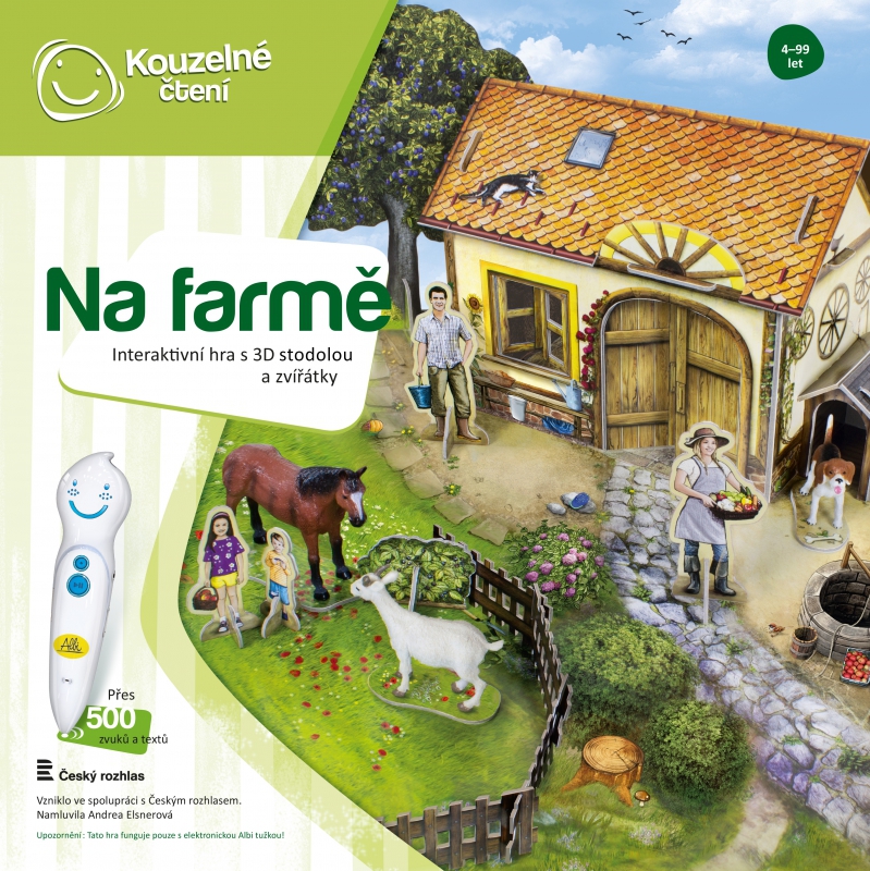 Kouzelné čtení Albi Hra Farma 3D | OnlineShop.cz