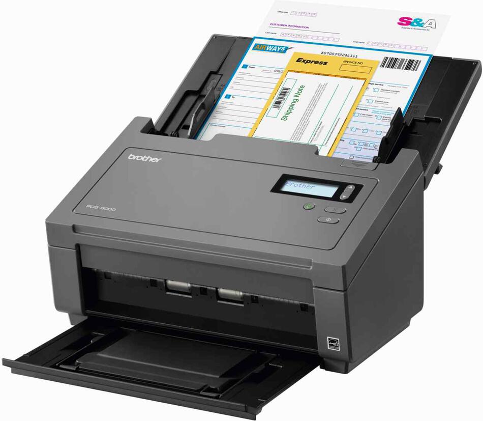 Brother PDS-5000 vysokorychlostní oboustranný skener dokumentů, LCD ...