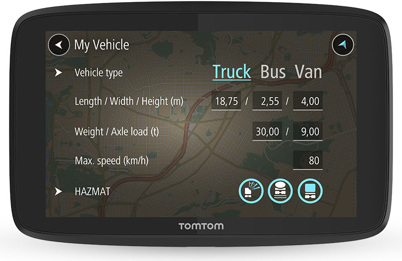 TomTom GO PROFESSIONAL 620 - LIFETIME mapy s doživotní Traffic službou ...