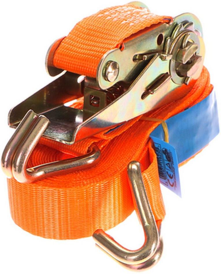 Popruh upínací s ERGO ráčnou a hákem, 6m/1T/25mm GEKO | OnlineShop.cz