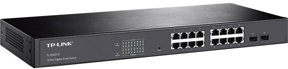 Recenze TP-LINK TL-SG2216/ switch 16x 10/100/1000Mbps/ 2x SFP combo ...