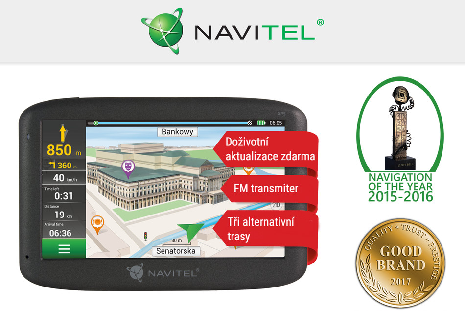 GPS navigace Navitel F150 | ONLINESHOP.cz