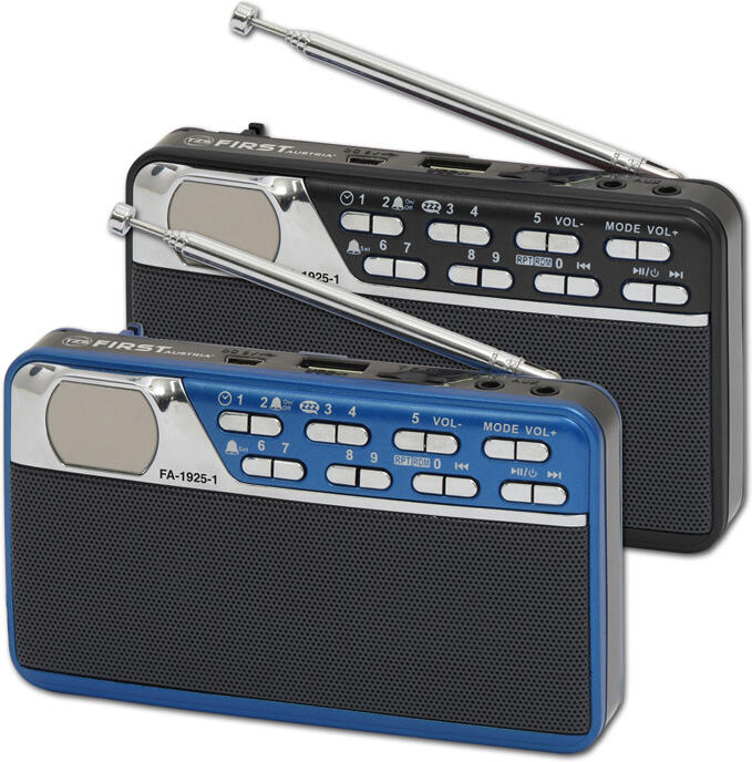 Recenze FIRST AUSTRIA FA 1925-1 B, černé - přenosné rádio, hodnocení ...