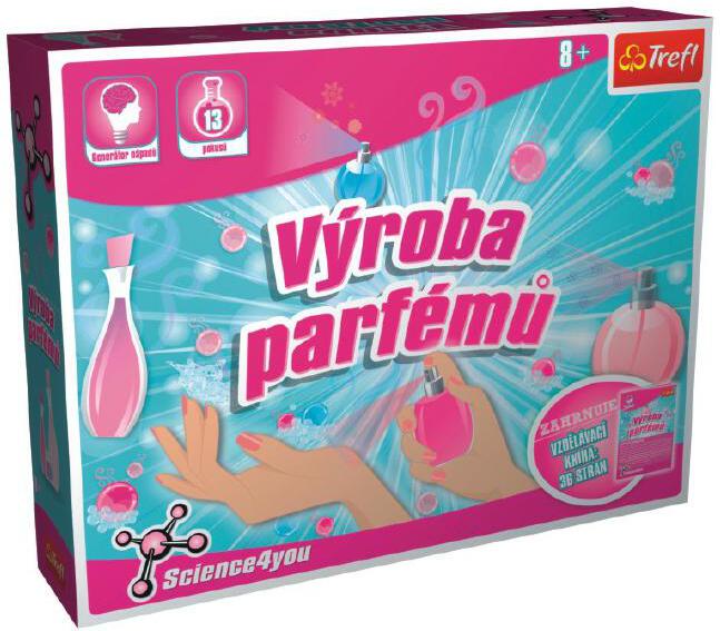 Fotogalerie TREFL - výroba parfémů vědecká hra 13 pokusů Science 4 you v krabici 38x30x8cm ...