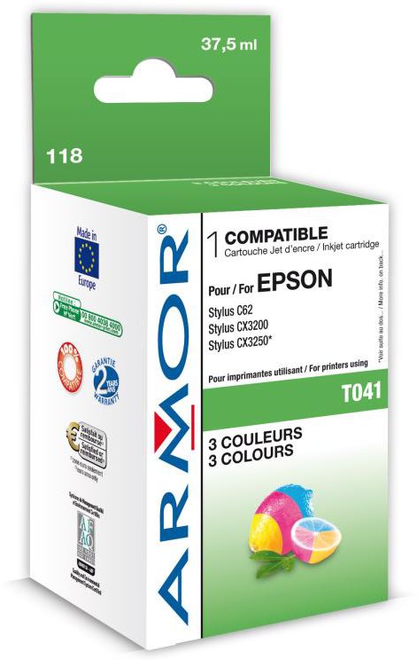 Armor Ink Color mix, T041040 pro Epson Stylus C62, 37,5ml [K11906 ...