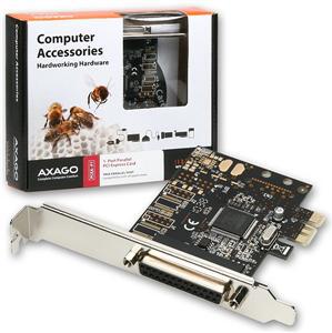 AXAGON PCEA-P1, PCIe adaptér - 1x paralelní port (LPT), vč. LP ...