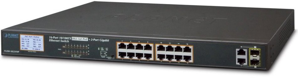 Fotogalerie PLANET Technology Corp. - PLANET FGSW-1822VHP 16-Port 10 ...