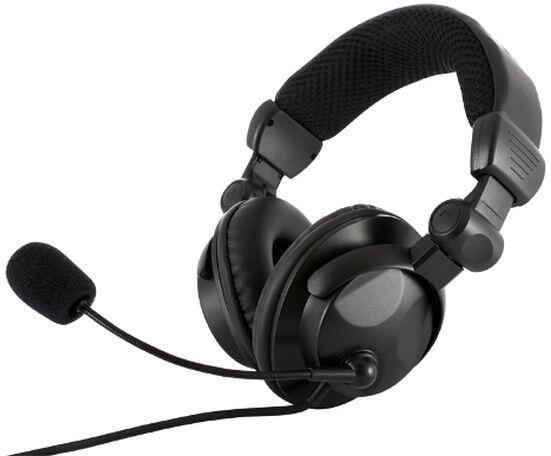 Modecom MC-826 HUNTER headset, herní sluchátka s mikrofonem, černá (S ...