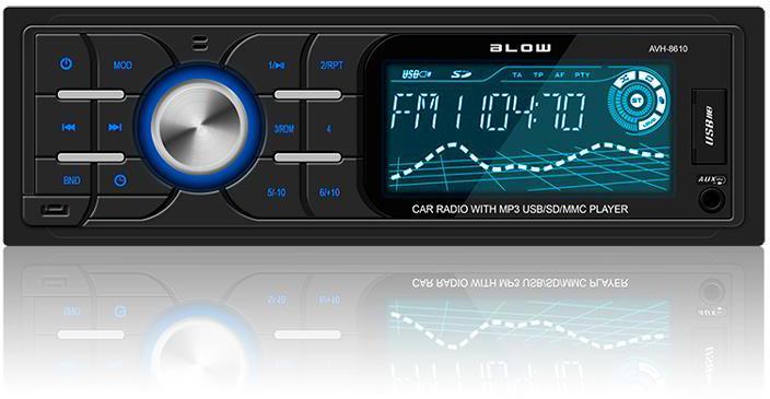 Diskuze BLOW AVH-8610 MP3, USB, SD, MMC, FM - autorádio | OnlineShop.cz