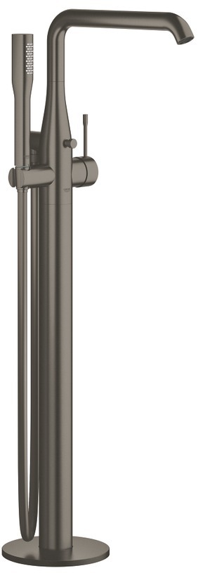 Grohe Essence - Páková vanová baterie na podlahu, kartáčovaný tmavý ...