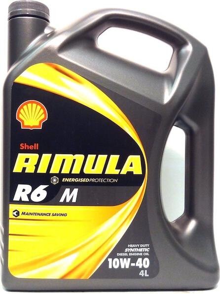 Motorový olej Shell Rimula R6 M 10W-40 4L | ONLINESHOP.cz