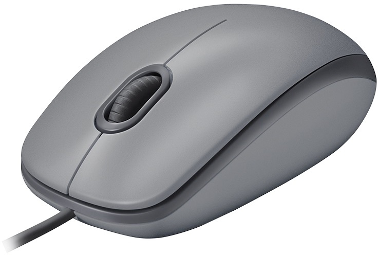 Logitech M110 Silent - MID GRAY - USB - N/A - EMEA - ARCA M110S (910 ...