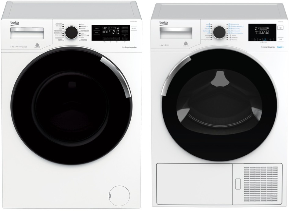 SET Pračka Beko WTV 8744 CSXW0 + Sušička Beko DH 8644 CSDRX | ONLINESHOP.cz