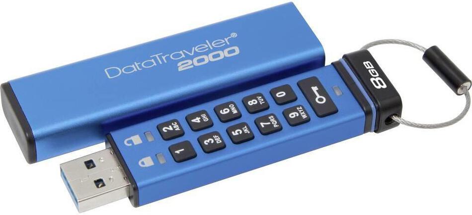 Diskuze Kingston flash disk 8GB DT 2000 256-bit AES šifrování USB 3.1 ...