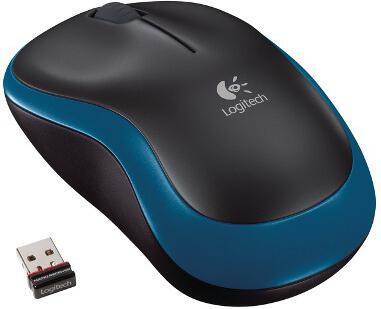 Myš Logitech Wireless Mouse M185 nano, modrá (910-002239) | OnlineShop.cz