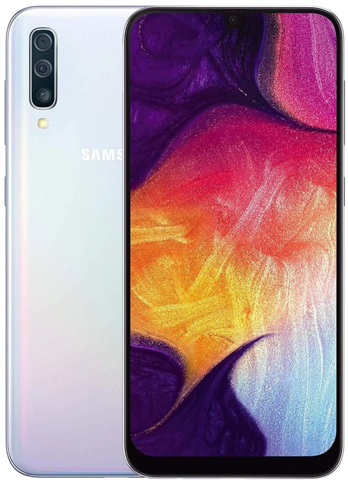 Samsung Galaxy A50 (A505) - white 6,4" Super AMOLED FHD+/ DualSIM ...