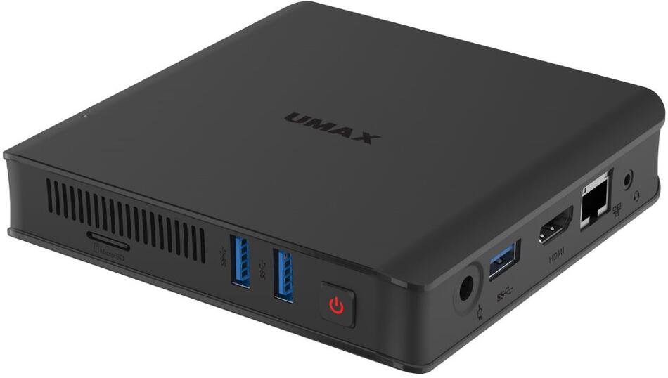 UMAX Mini PC U-Box N41/ N4100/ 4GB/ 64GB/ M.2 SATA 2242 SSD slot/ HDMI ...