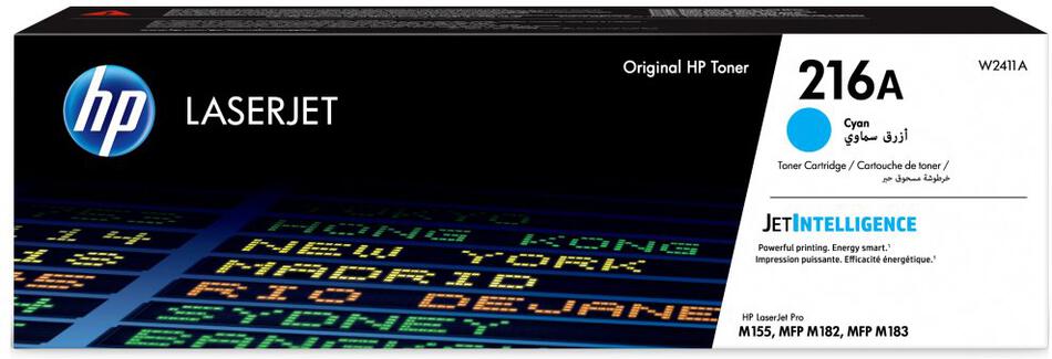 HP toner 216A (azurový, 850str) pro HP Color LaserJet Pro MFP M182 ...