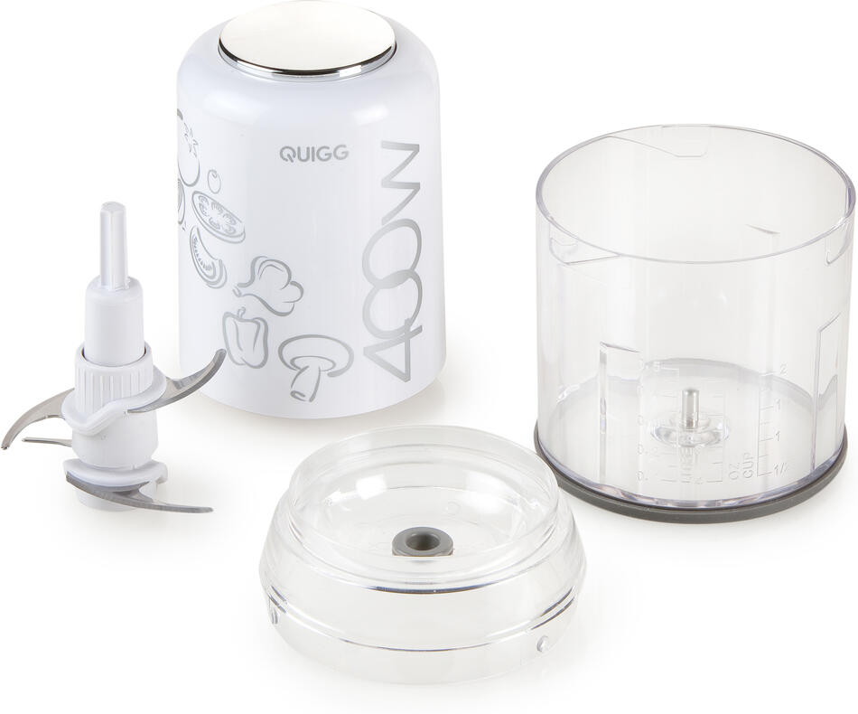 Fotogalerie QUIGG HM3 - mini sekáček potravin - bílý - | ONLINESHOP.cz