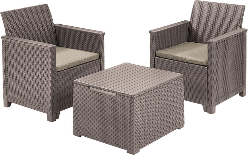 Recenze Keter - EMMA balcony set - cappuccino, hodnocení | ONLINESHOP.cz