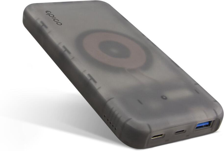 Epico WIRELESS PD POWER BANK - transparent | OnlineShop.cz