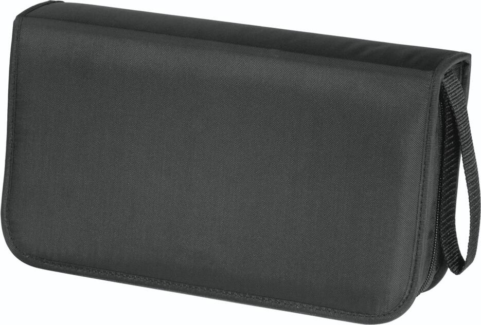 Hama Wallet 80, pouzdro pro 80 CD/DVD/Blu-ray disků, polyester, černé ...