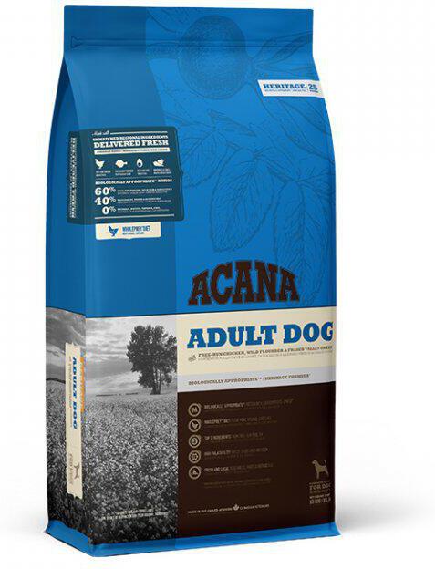 Recenze Acana Adult Heritage, 17kg - granule pro psy, hodnocení ... Recenze Acana Adult Heritage, 17kg - granule pro psy, hodnocení ...