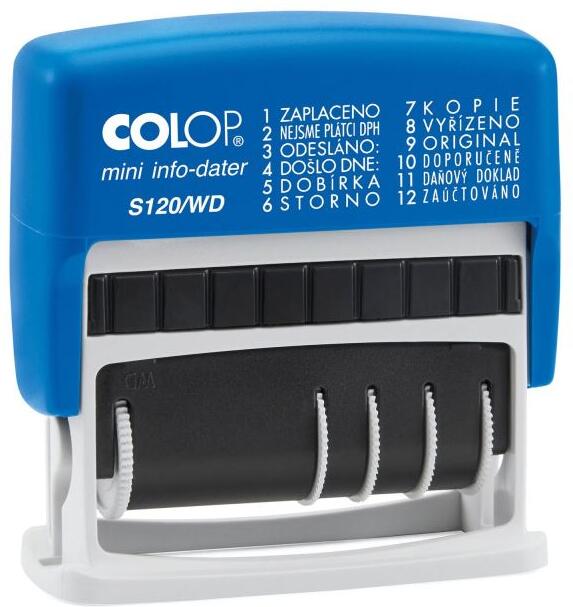 COLOP S 120/WD Mini-Info Dater, datumové razítko+text (104975 ...