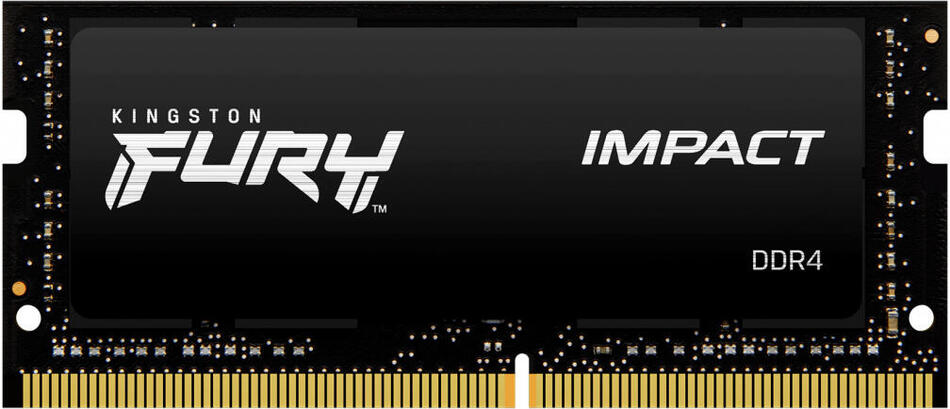 Kingston FURY Impact/SO-DIMM DDR4 / 8GB / 3200MHz / CL20 / 1x8GB / Black (KF432S20IB/8 ...